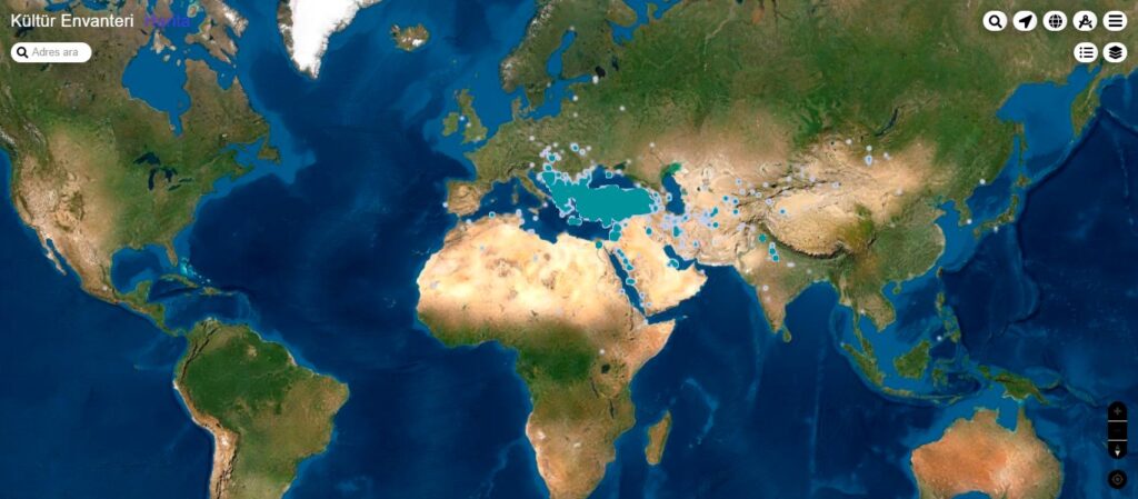 Cultural Map of Turks/Türklerin Kültür Haritası